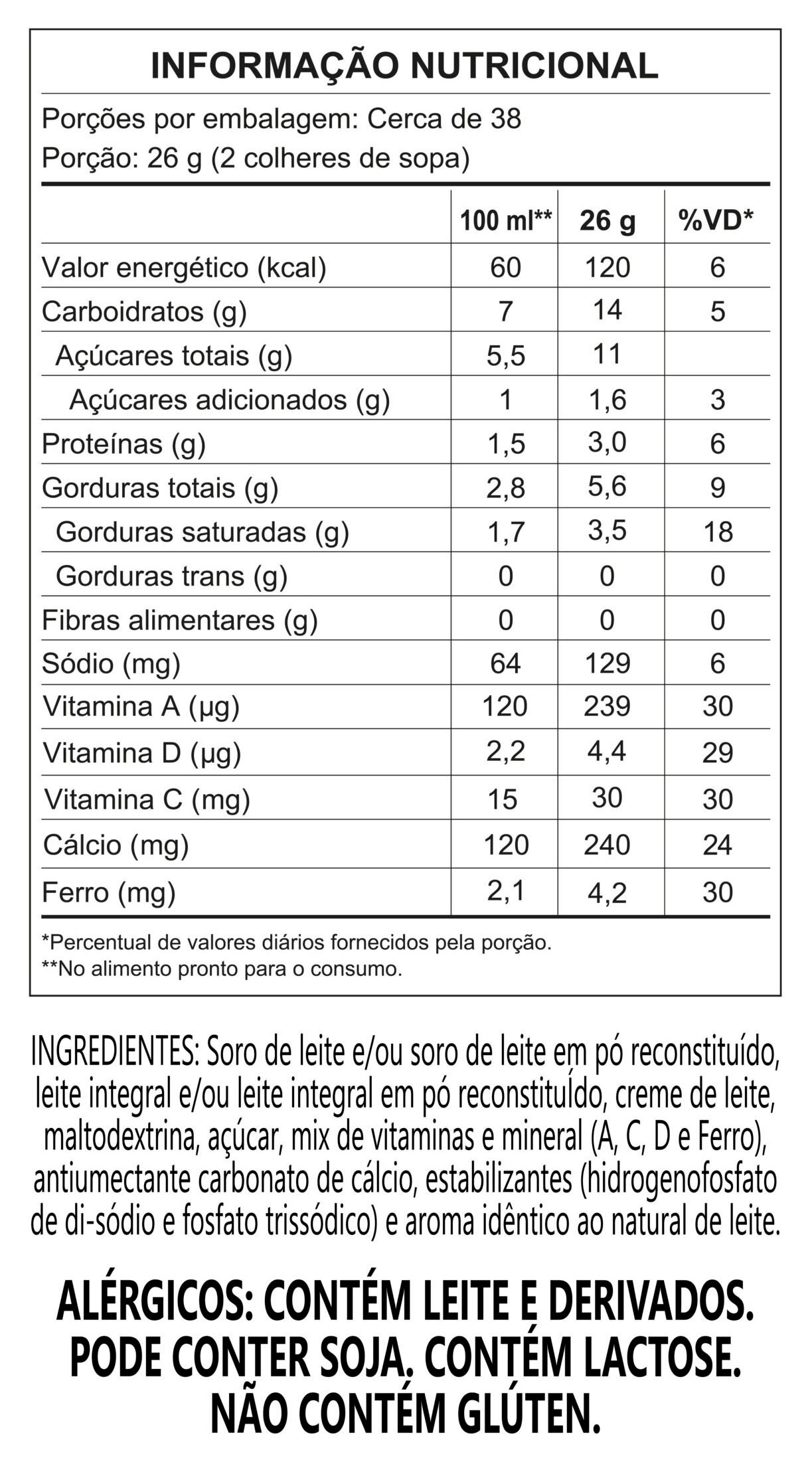 Composto Lácteo 800g – Duleit